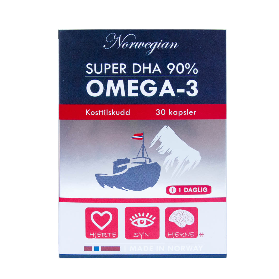 Super DHA 90% Omega-3 | Norwegian Pharma